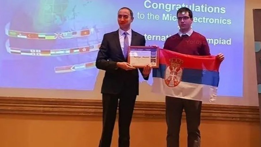 VELIKI USPEH STUDENATA ETF: Vasilije drugi na Međunarodnoj olimpijadi iz mikroelektronike