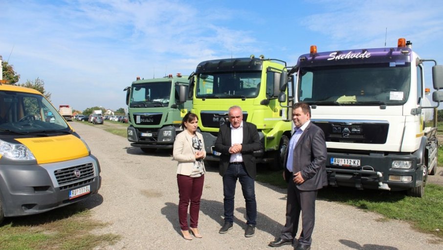 ULAGANJA U ČIST GRAD: Opština Ruma modernizovala vozni park Jp "Komunalac"