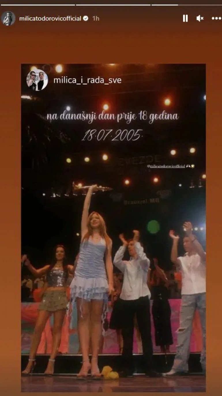 NA DANAŠNJI DAN PRE 18 GODINA MILICA TODOROVIĆ OSVOJILA JE SRCA PUBLIKE: Ovako je izgledala kada ...